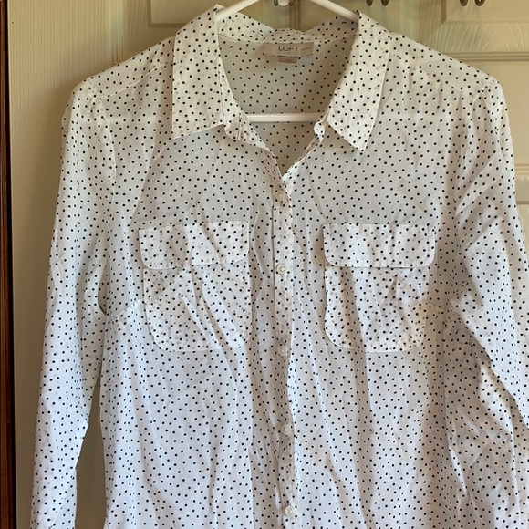 Ann Taylor | Tops | 32 Ann Taylor Loft Mp Button Down Blouse | Poshmark